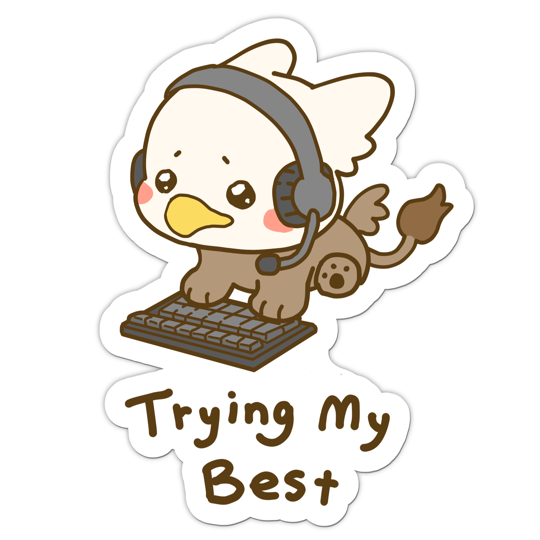 Gamer Griffin Sticker